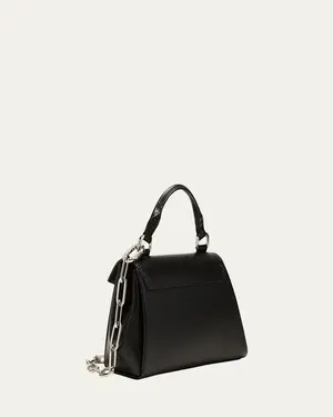 MAISON MARGIELA Snatched Micro Asymmetric Top-handle Bag - Black