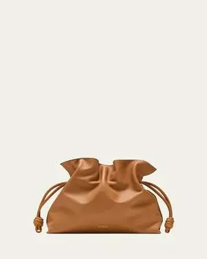 Loewe Flamenco Large Napa Leather Bag - Warm Desert
