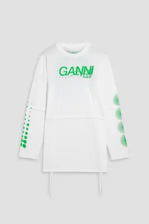 Ganni Off The Shoulder Performance Tops For Women