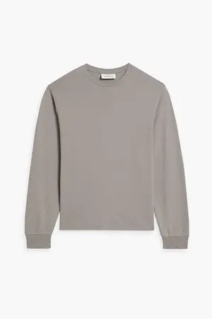 FRAME Duo Fold Cotton-Jersey T-Shirt Stone