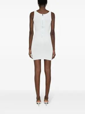 Aya Muse Belu Knitted Mini Dress - Blue | Editorialist