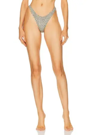 Heavy Manners High Cut Cheeky Bikini Bottom Porto