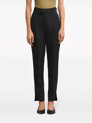 Ami High-waist Tapered Trousers - Black