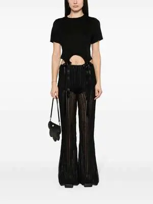 Simone Rocha Bow-detail Cotton Dress - Black