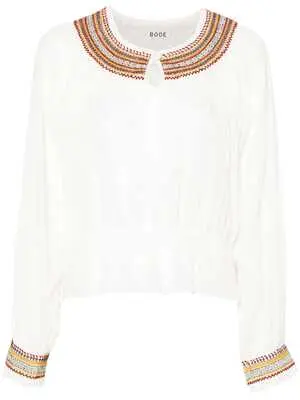 Bode Embroidered Blouses