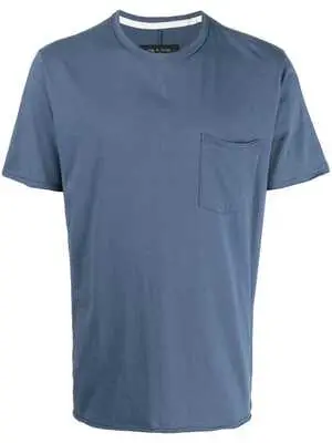 Rag & Bone Miles Cotton T-shirt - Blue
