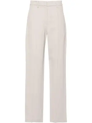 Brunello Cucinelli Monili Bead-embellished Tailored Trousers