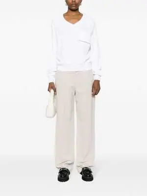 Brunello Cucinelli Monili Bead-embellished Tailored Trousers
