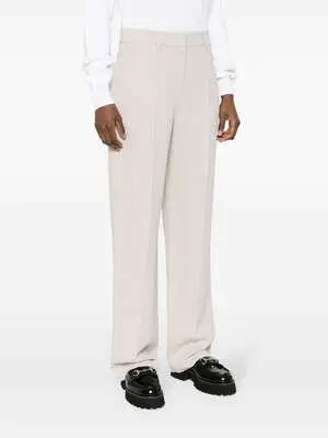 Brunello Cucinelli Monili Bead-embellished Tailored Trousers