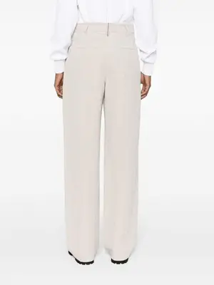 Brunello Cucinelli Monili Bead-embellished Tailored Trousers