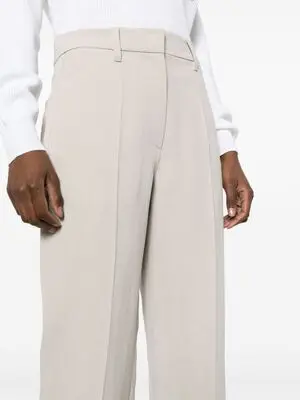Brunello Cucinelli Monili Bead-embellished Tailored Trousers