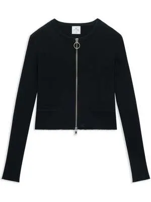 COURREGES Heritage Ribbed-knit Cardigan