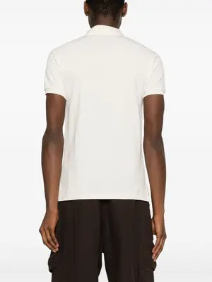 Polo Ralph Lauren Embroidered Cotton Polo Shirt - Neutrals