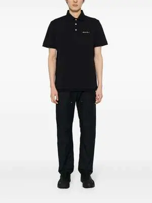 Buscemi Logo-plaque Cotton Polo Shirt