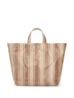 Etro Large Pegaso-motif Striped-jacquard Tote Bag