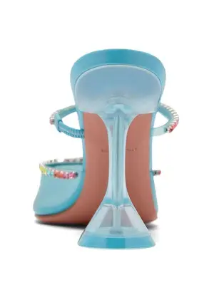 Amina Muaddi Gilda Glass 95mm Mules