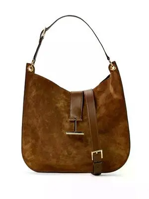 TOM FORD Small Tara Suede Shoulder Bag
