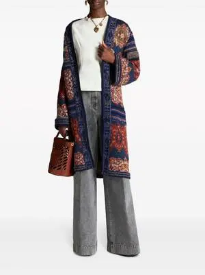 Etro Paisley-print Belted Trench Coat