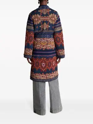 Etro Paisley-print Belted Trench Coat