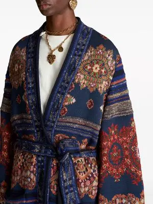 Etro Paisley-print Belted Trench Coat