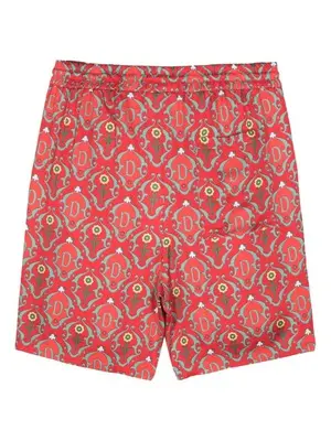 Drole De Monsieur Graphic-print Drawstring Bermuda Shortss