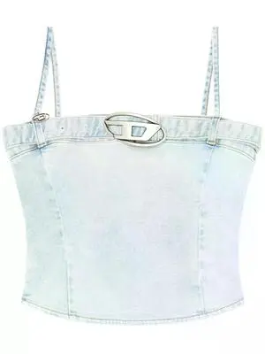 DIESEL De-lucy-s Denim Tank Top - Blue
