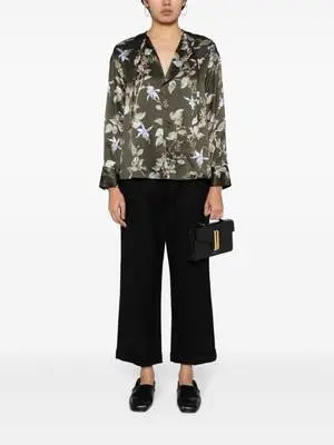 Vince Bellflower Silk Blouse