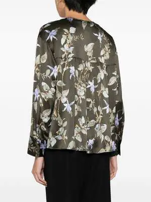 Vince Bellflower Silk Blouse