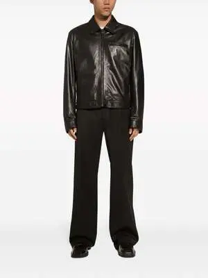 Dolce & Gabbana Zip-up Leather Jacket