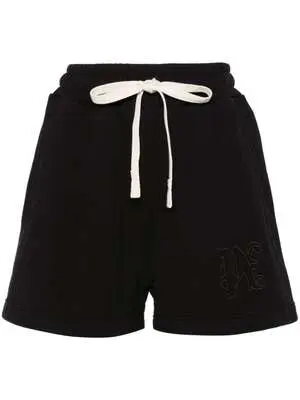Palm Angels Straight Leg Shorts For Women