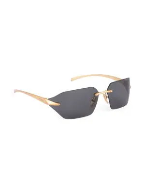 Prada Runway Rimless Sunglasses