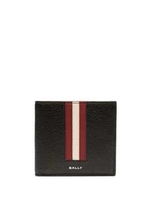Bally Logo-stamp Leather Wallet - Black