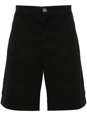 Brunello Cucinelli Cotton Bermuda Shorts - Black