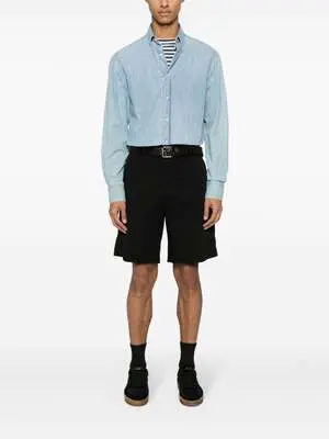 Brunello Cucinelli Cotton Bermuda Shorts - Black