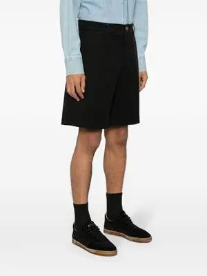 Brunello Cucinelli Cotton Bermuda Shorts - Black