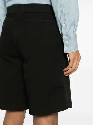 Brunello Cucinelli Cotton Bermuda Shorts - Black