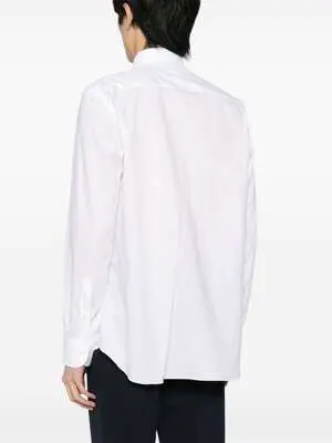 Brioni Long-sleeve Cotton Shirt - White