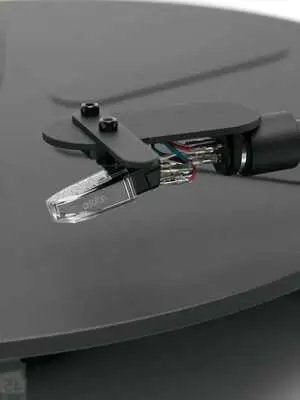 TRANSPARENT Turntable Record Player - Black