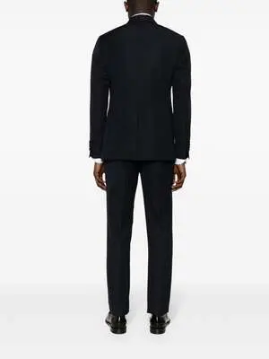 LARDINI Double-breasted Wool-blend Suit
