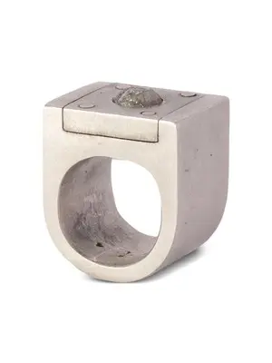 PARTS OF FOUR Plate Diamond Ring - Neutrals