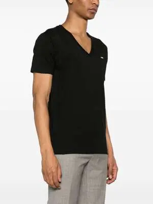 Dsquared2 Logo-plaque Cotton T-shirt - Black