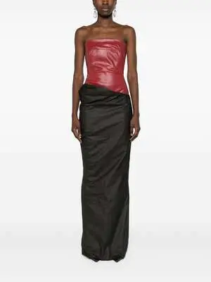 Rick Owens Bustier-style Cotton Corset Top