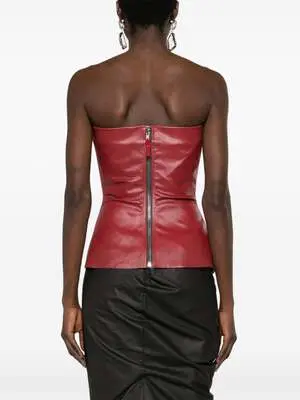 Rick Owens Bustier-style Cotton Corset Top