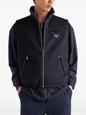 Prada Cashmere Down Vest - Blue