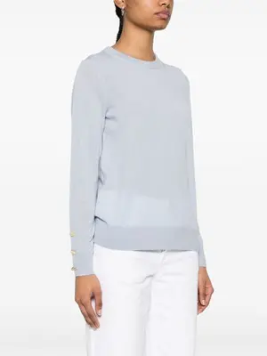 Michael Kors Fine-knit Merino Wool Jumper - Blue