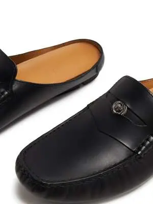 Versace Medusa Leather Loafers