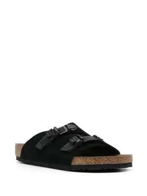 BIRKENSTOCK Arizona Suede Sandals - Black