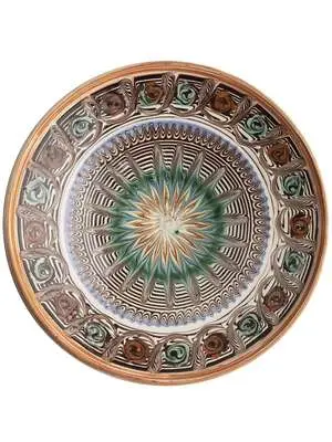 CABANA Horezu Ceramic Plate - Neutrals