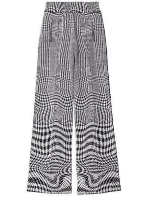 Burberry High Waisted Pants For Women