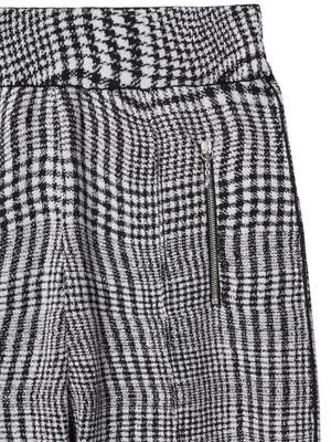 Burberry Houndstooth Jacquard Trousers - Black